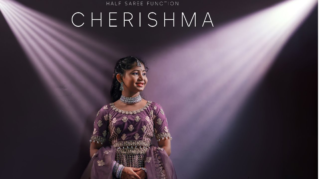 Best Cinematic Half Saree Event || Cherishma Kintali || PICXEL ...