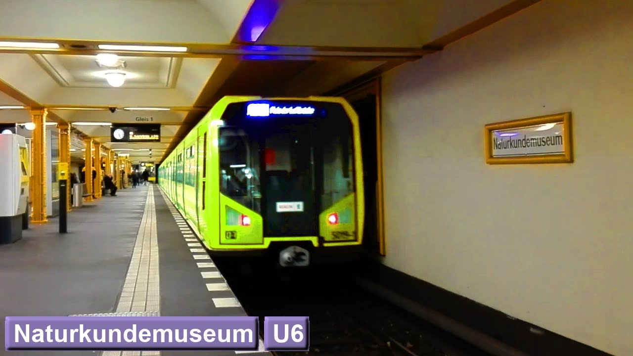 Naturkundemuseum | Line U6 : Berlin U-Bahn ( BVG H - F92 ) - YouTube
