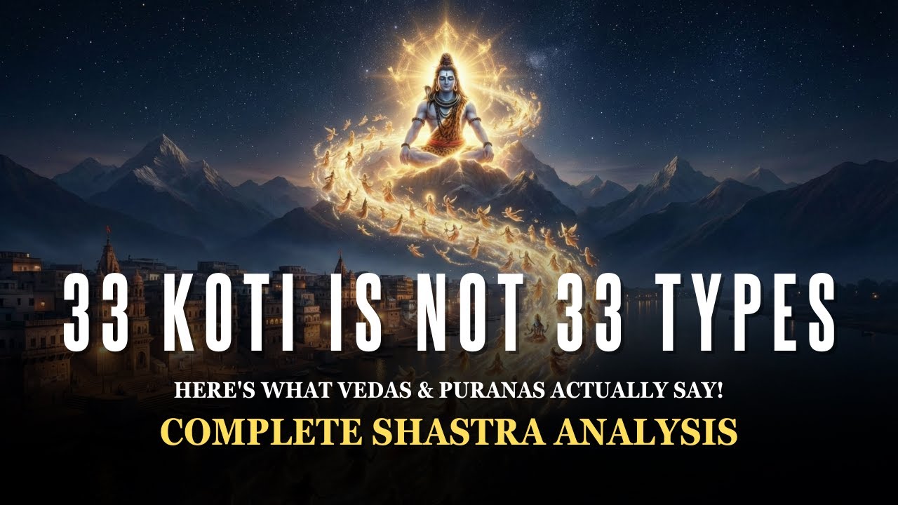 VEDAS DECODED: The TRUE Meaning of 33 Koti Gods | BUSTING the 330 ...