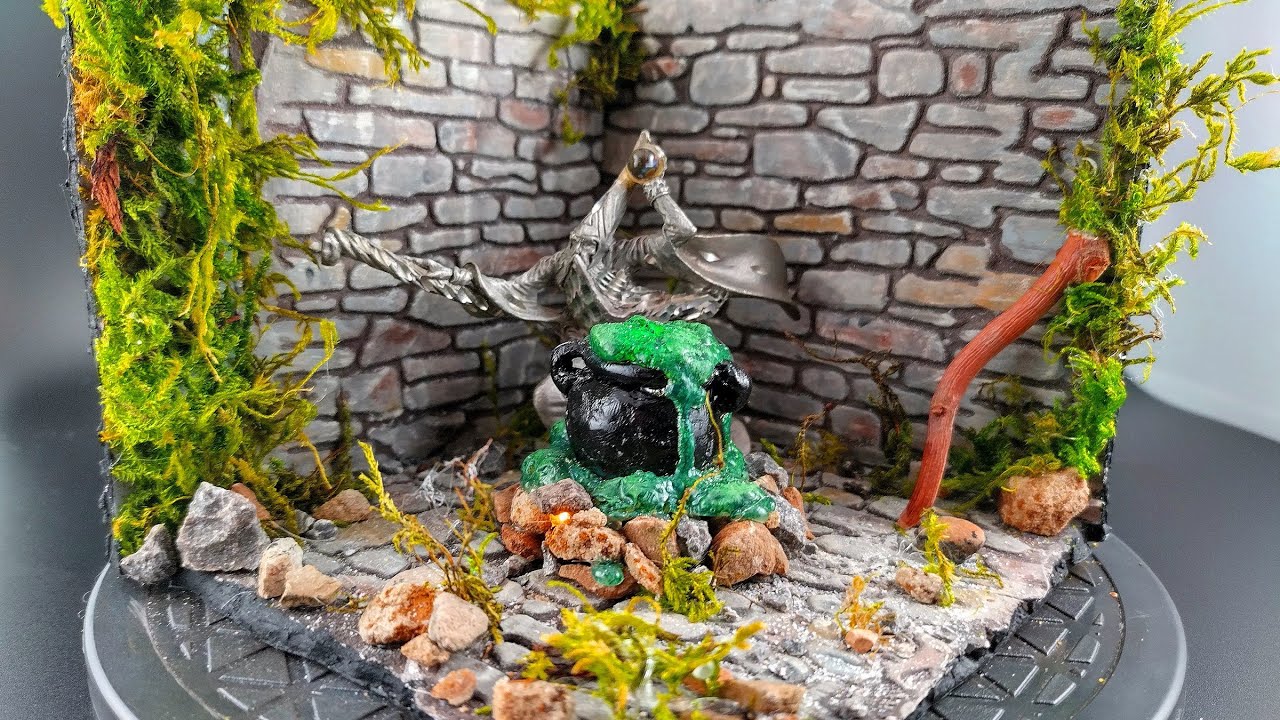 Making a Wizard Diorama - YouTube