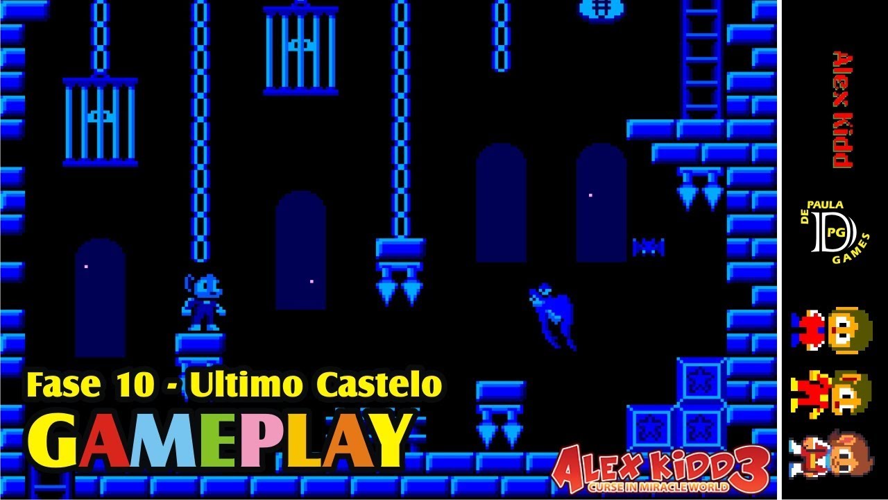 Alex Kidd 3 Curse in Miracle World MASTER SYSTEM Gameplay Ultimo ...