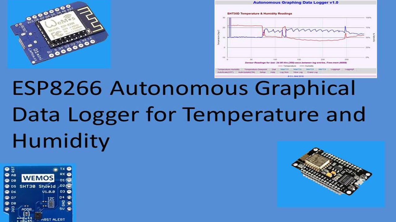 Tech Note 024 Esp8266 Autonomous Graphical Data Logger Youtube