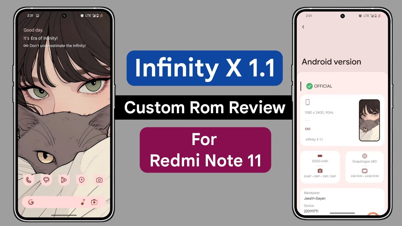 infinity X Custom Rom Review For Redmi Note 11 - YouTube