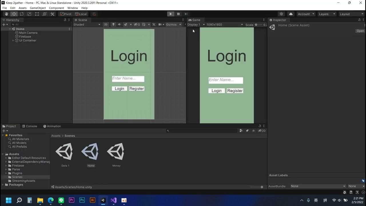 4.Google Firebase x Unity3d ( Login and Register ) - YouTube