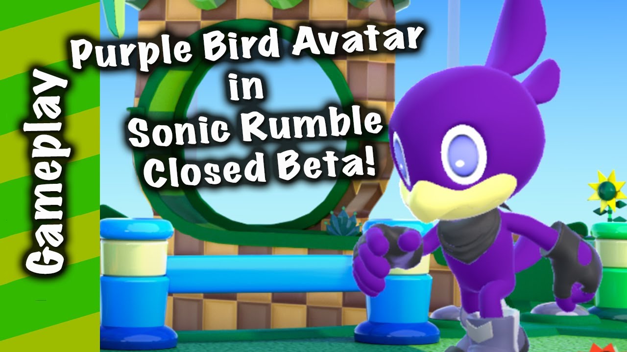 Sonic Rumble Beta - Purple Bird Gameplay - YouTube