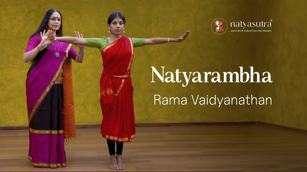 Correct Natyarambham Position, Three Essential Tips for beginners |Rama Vaidyanathan ...