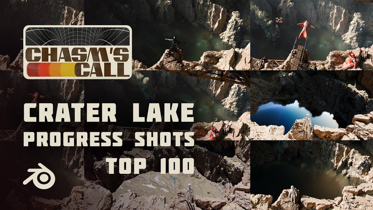 Chasm's Call 3D Community Challenge - TOP100 - Crater Lake - Progress ...
