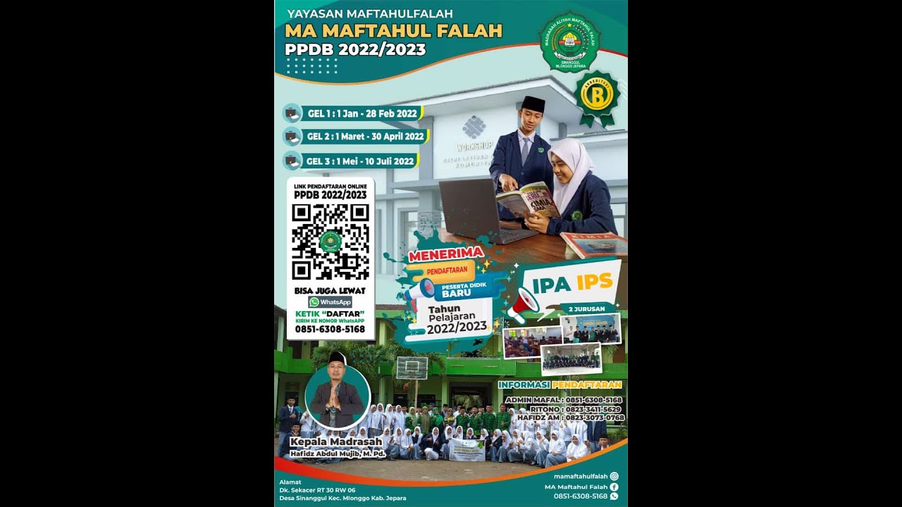AYO BERGABUNG BERSAMA KAMI, MA MAFTAHUL FALAH - YouTube