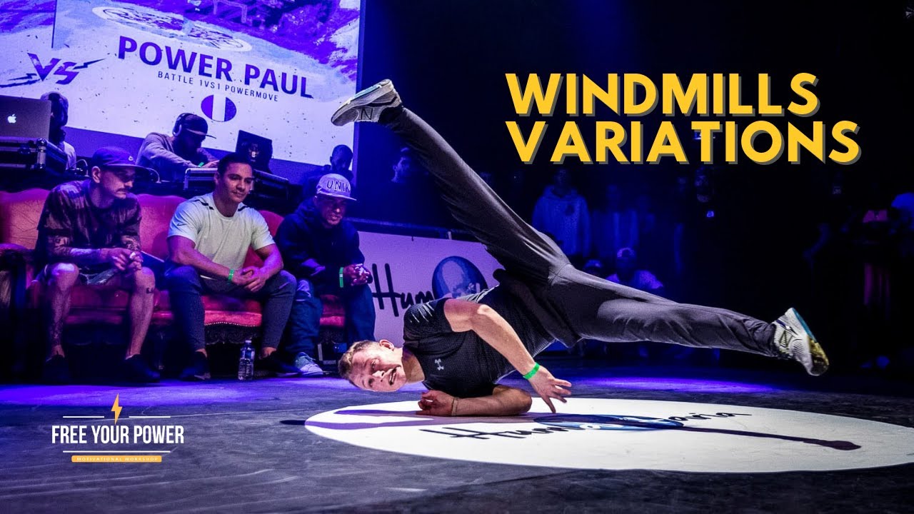 Windmill Variations 💥 Powermoves Breakdance - YouTube