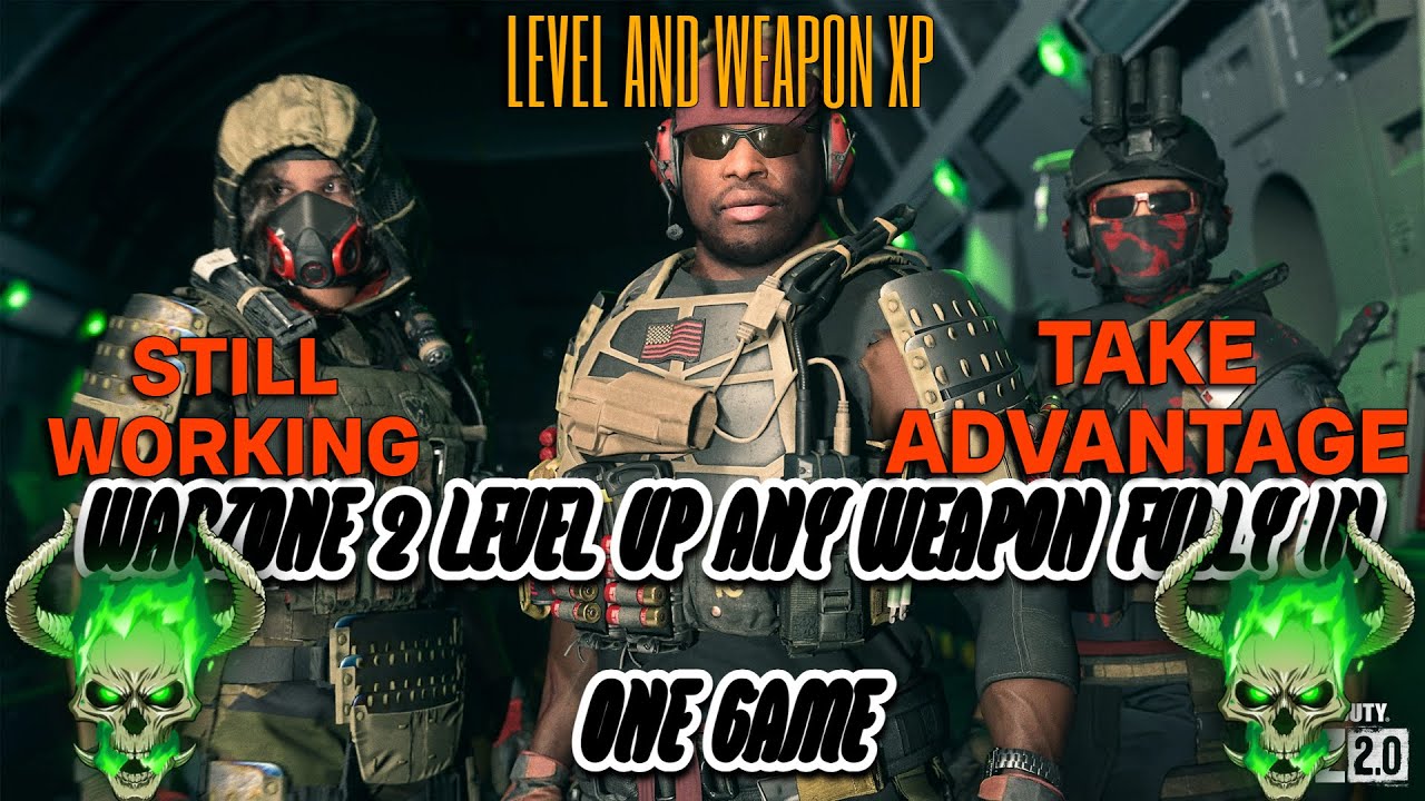 *NEW* Warzone 2's FASTEST WAY TO LEVEL UP GUN!!! 15MIN (ONLY ON WARZONE ...