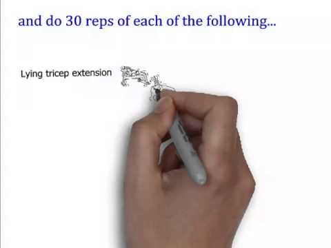 chicken wing exercises - YouTube