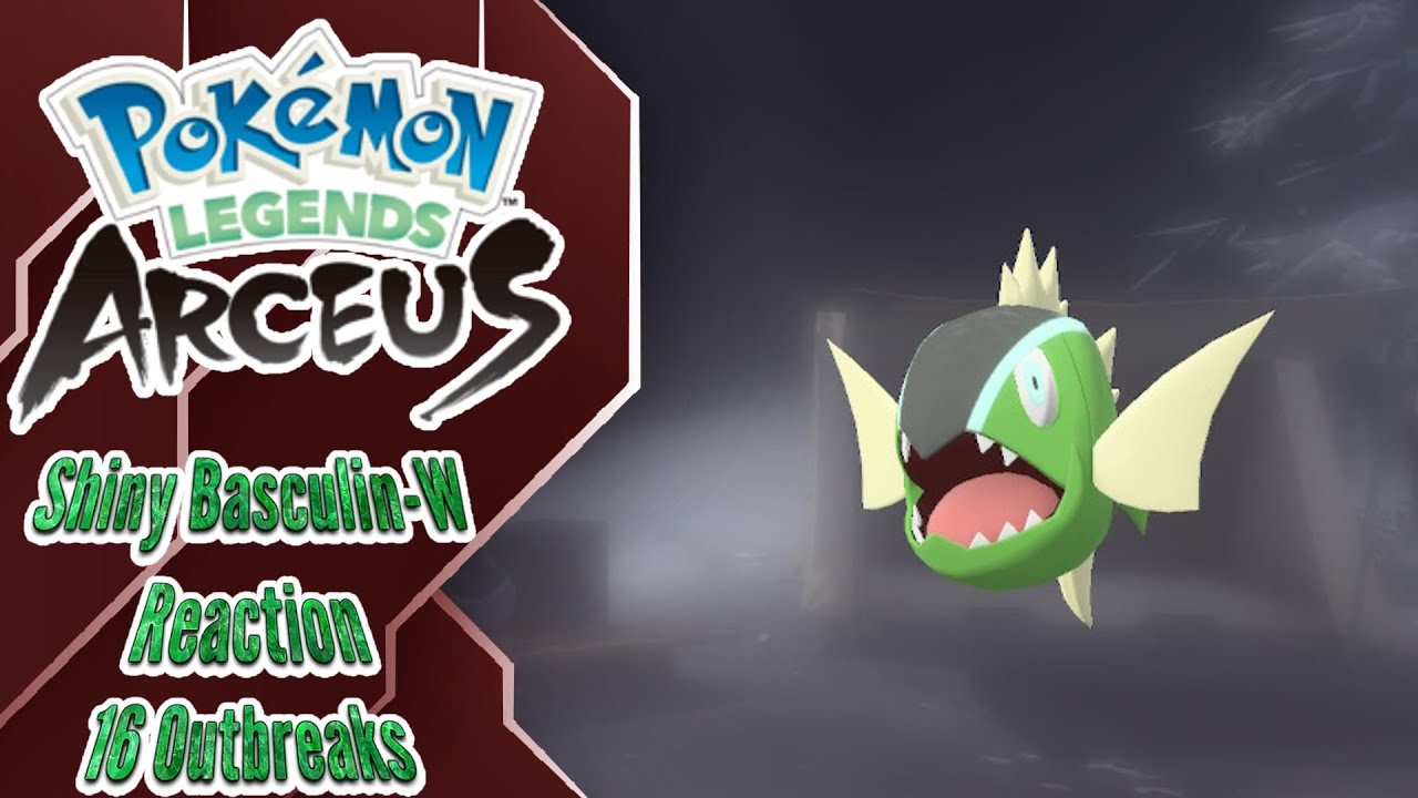 Shiny Basculin-W + Evolution! Pokemon Legends: Arceus! - YouTube