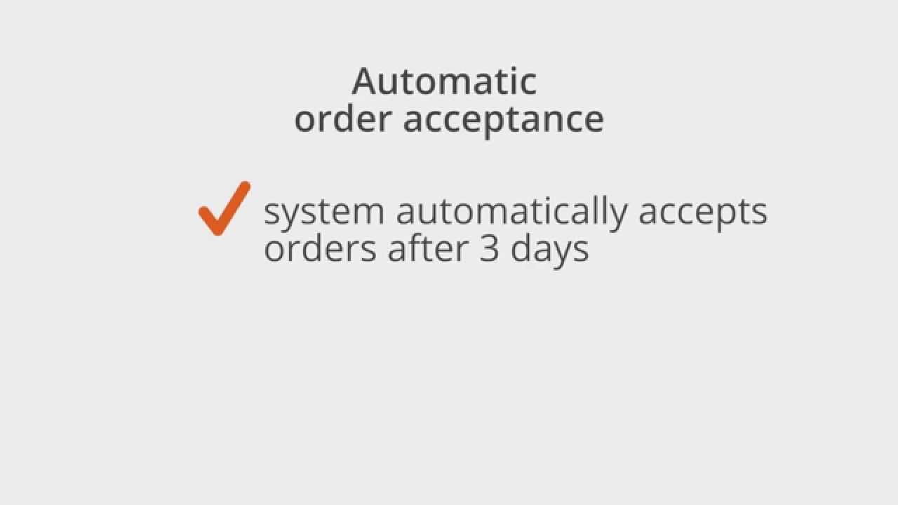 How to accept orders - YouTube