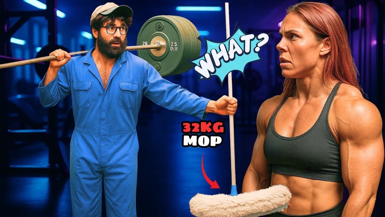 Anatoly’s Funniest Prank Yet! 32KG Mop Challenge Destroys the Gym 🧹💣 - YouTube
