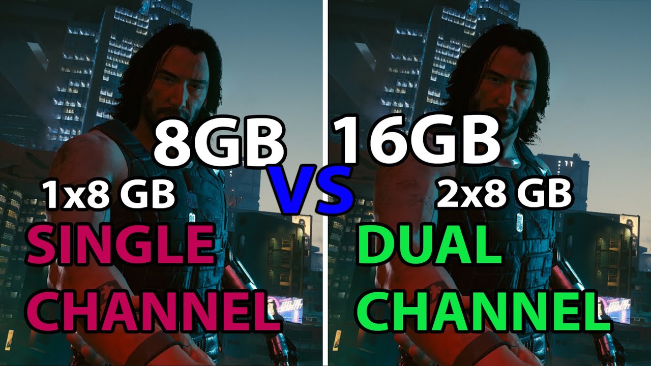 1x8GB Vs 2x8GB Single Channel RAM Vs Dual Channel RAM Test In 8 1x8gb-vs-2x8gb-single-channel-ram-vs-dual-channel-ram-test-in-8