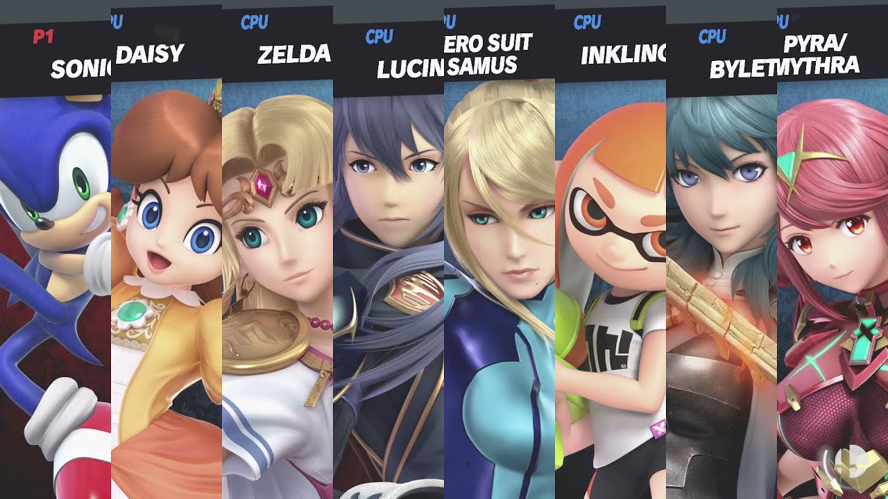 Super Smash Bros. Ultimate Star & Screen KO: Female Characters 6 - YouTube