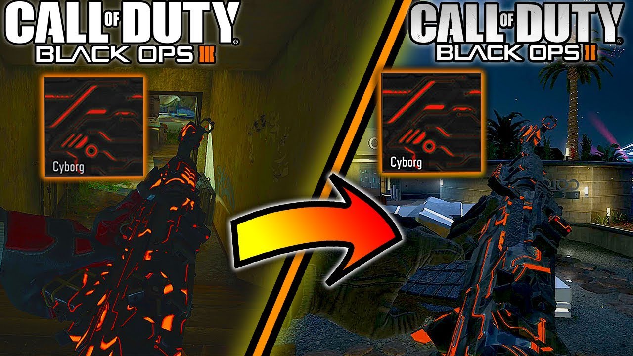Which Camo is Better: Cyborg Black Ops 2 vs Black Ops 3? - YouTube