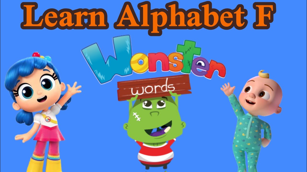 Learn Alphabet F With Wonster Words Space Adventure #learning #phonics ...