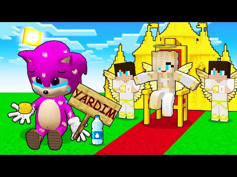 BERCA KRALİÇE MELEK OLDU VE KIZ BEBEK SONİĞİ KOVDU! 😱 -Minecraft