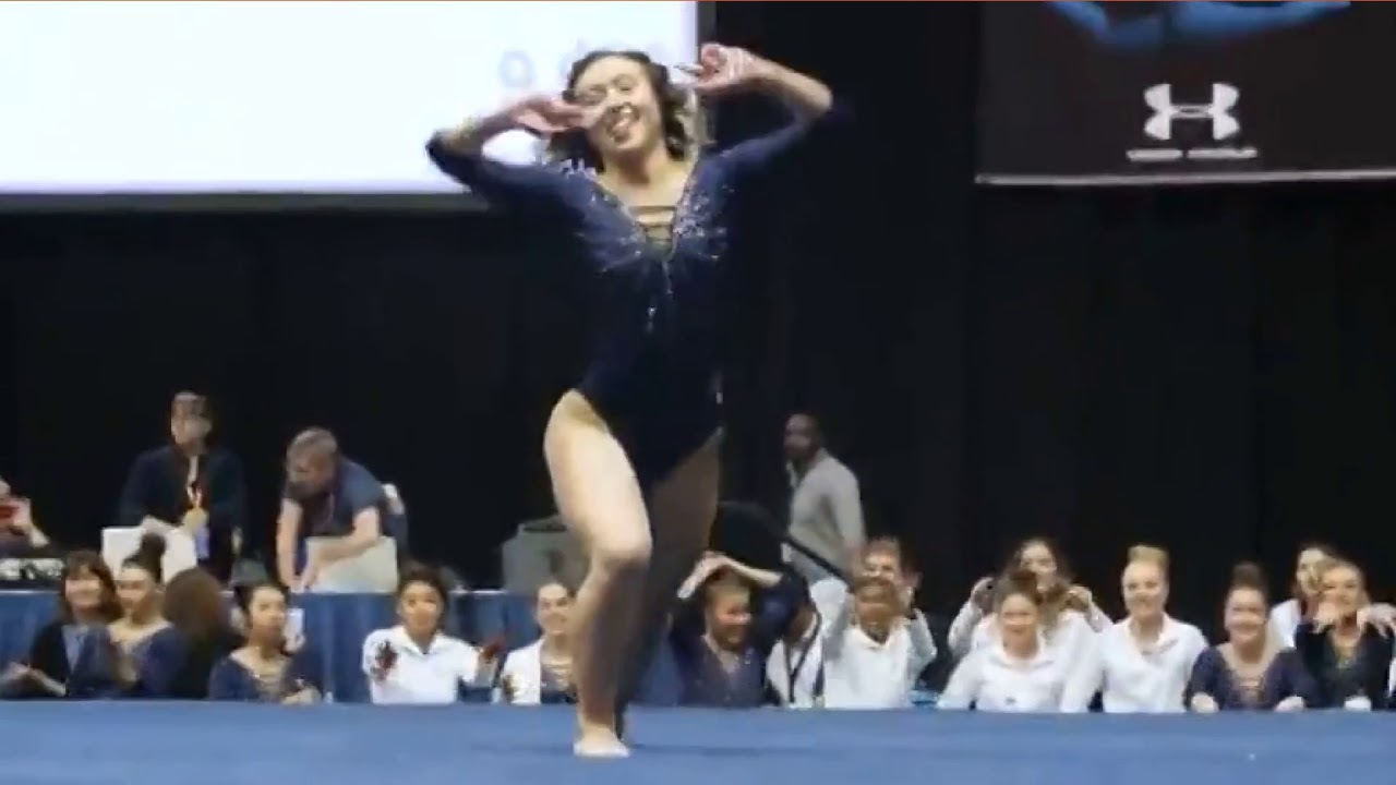 gymnastics perfect 10..gym at UCLA what a exxxxercize!!! - YouTube