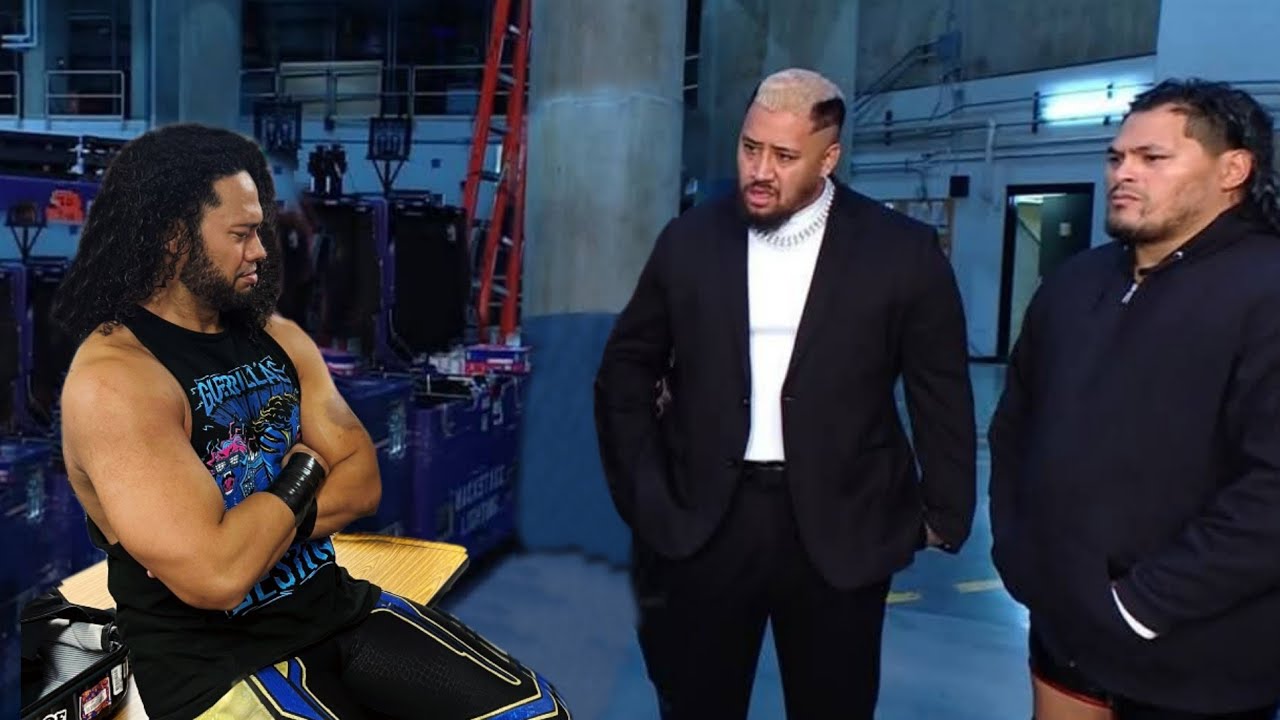 Solo Sikoa and JC Mateo Hikuleo met backstage after Jacob Fatu & Jimmy ...