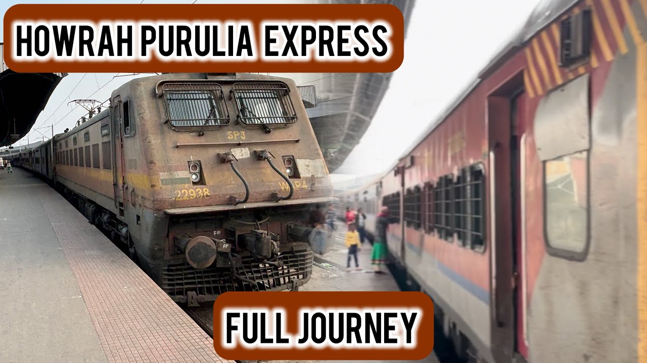 12827 Howrah Purulia super-fast express || Full journey - YouTube
