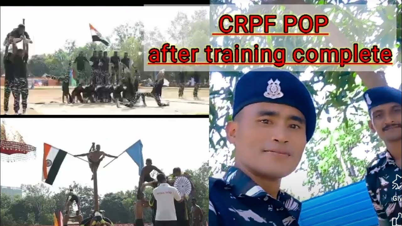 CRPF POP full video!! passing out parade. world biggest para military force our India. - YouTube
