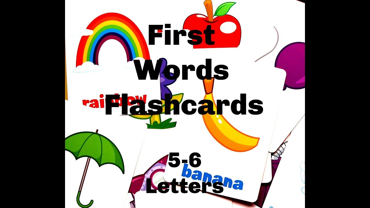 First Words Flashcards 5 And 6 Letter Words YouTube first-words-flashcards-5-and-6-letter-words-youtube