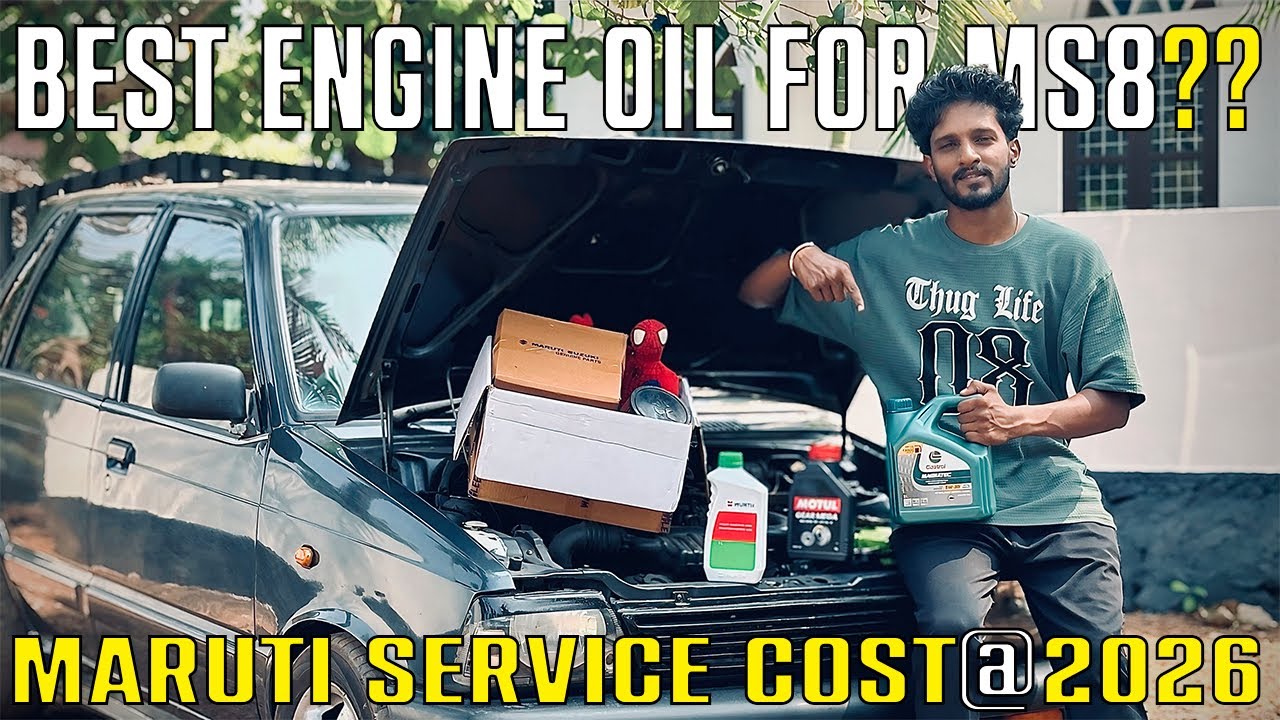 Maruti 800 Service Cost 2026 | Best Engine Oil + K&N vs MGP - YouTube