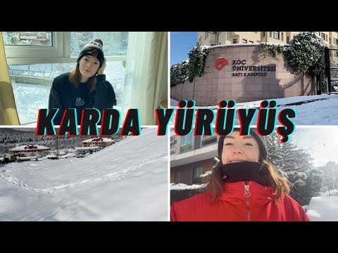 KARDA YÜRÜYÜŞ | Mahallemde Kısa Bir Tur ve Market Alışverişi