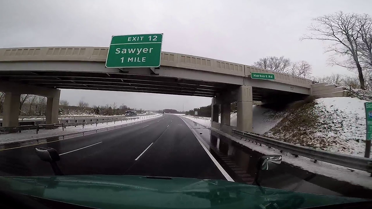 Interstate 94 Michigan - Indiana Border to Exit 30 - YouTube