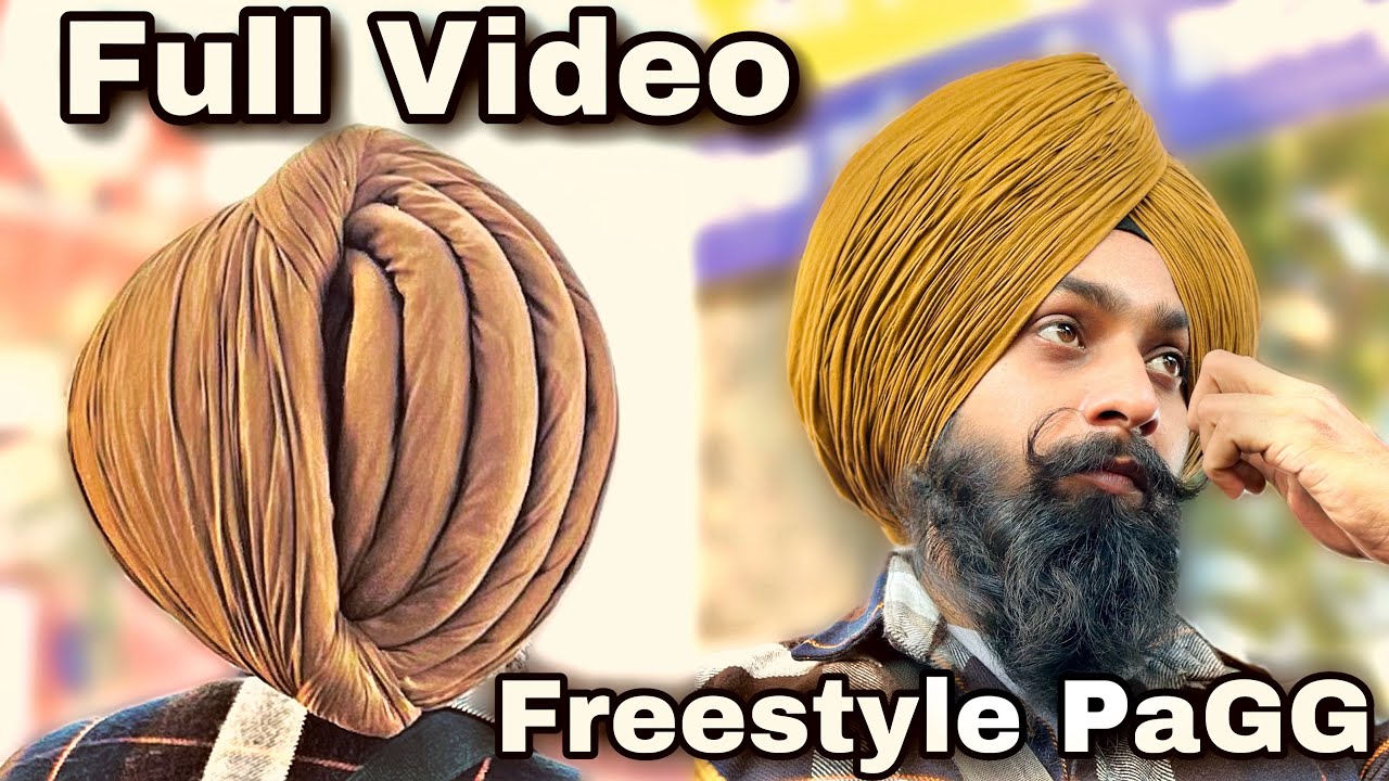 How to tie Freestyle Pagg | Wattan Wali Pagg | by @DildeepAmbala #pagg ...