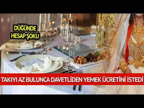 Düğünde Hesap Şoku