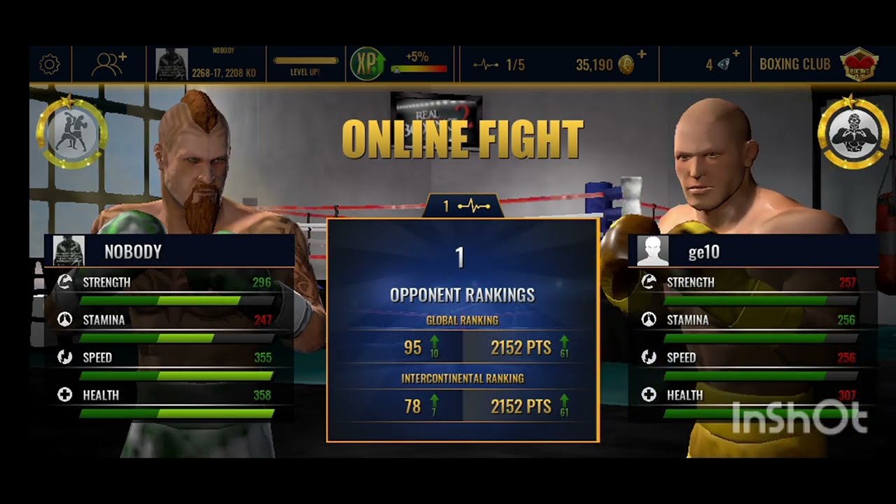 Real Boxing 2 Online Multiplayer Rematch "NOBODY" vs "ge10" he's got ...