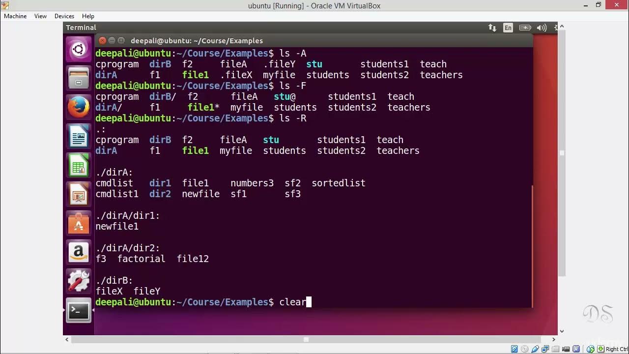 Linux Command Line, Bash Shell, Scripting AWK & SED on Linux - Listing Files and Directories ...