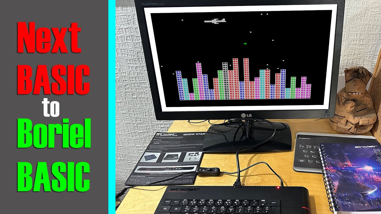 Experiments with the Spectrum Next : From NextBASIC to Boriel BASIC using NextBuild - YouTube