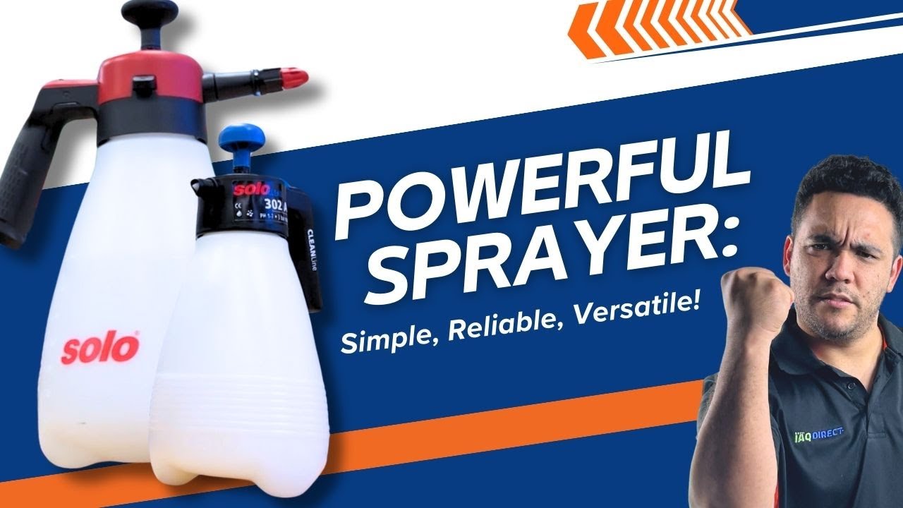 Manual pump-up chemical sprayers by Solo - simple and reliable! - YouTube
