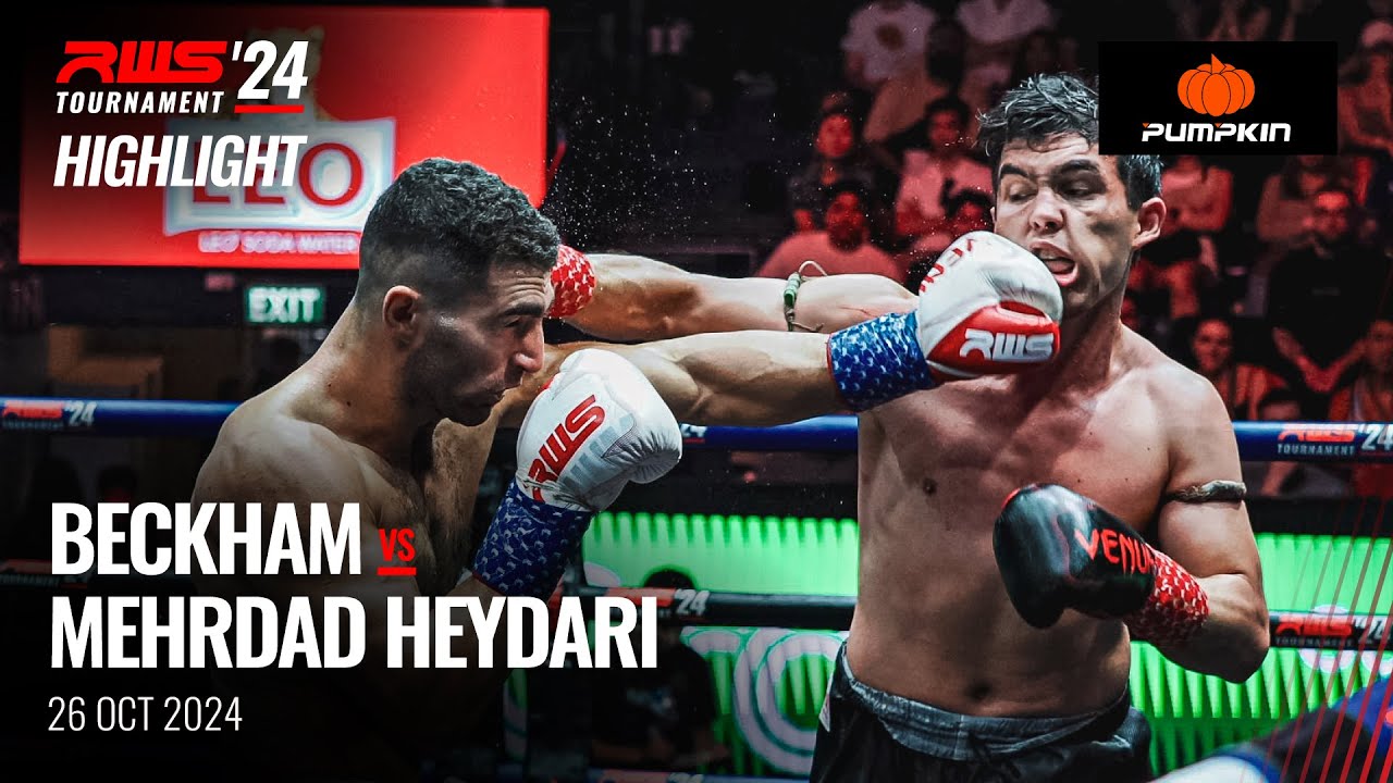 Highlight l Beckham Sor. Boontham vs Mehrdad Heydari Petchsaman Muay Thai I RWS - YouTube