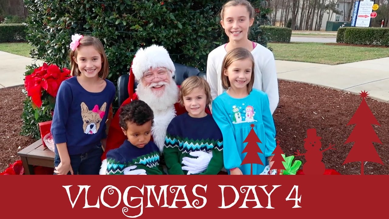 Vlogmas Day 4 My Daughter Caught Me Smoking We Met The Real Santa
