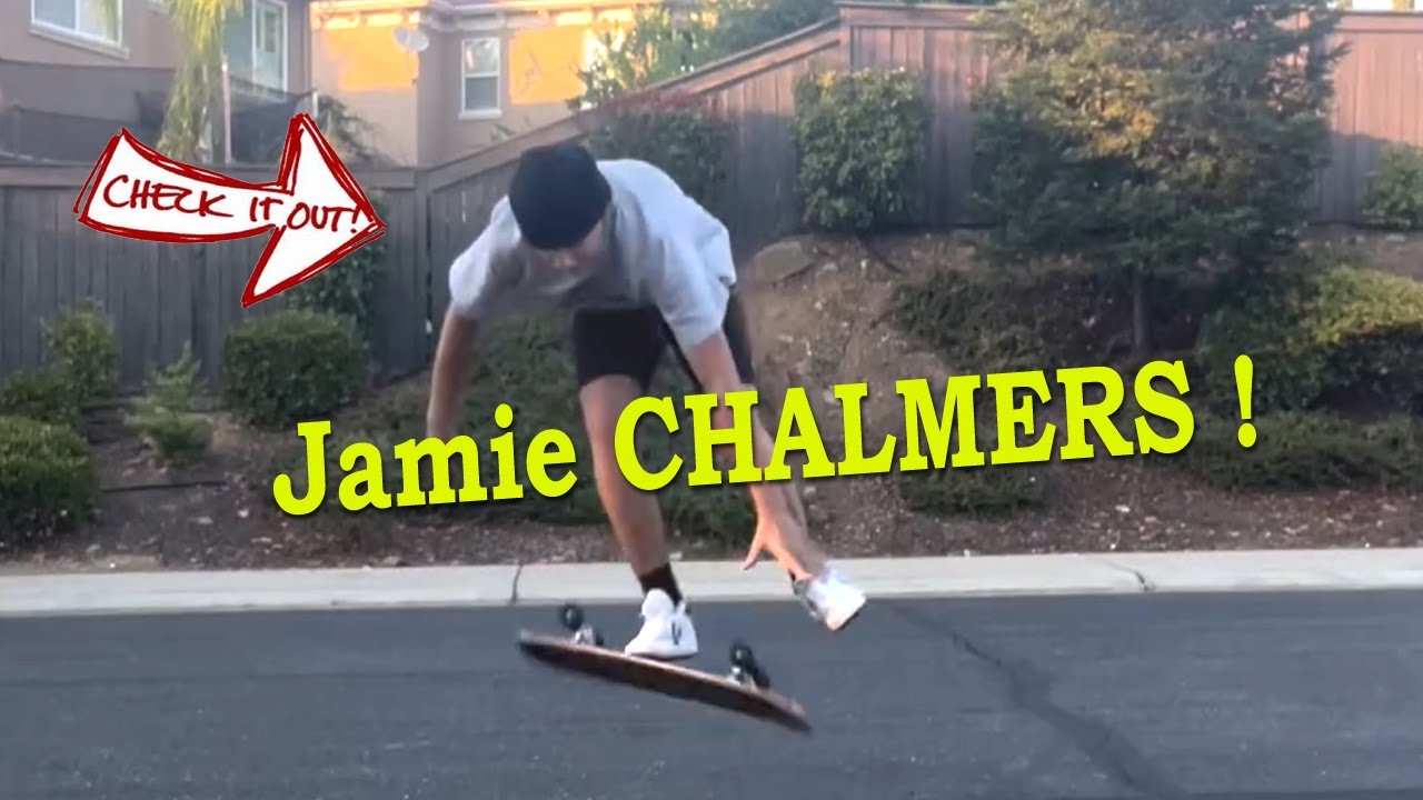 Introducing Jamie Chalmers the freestyle skateboarding kid - YouTube