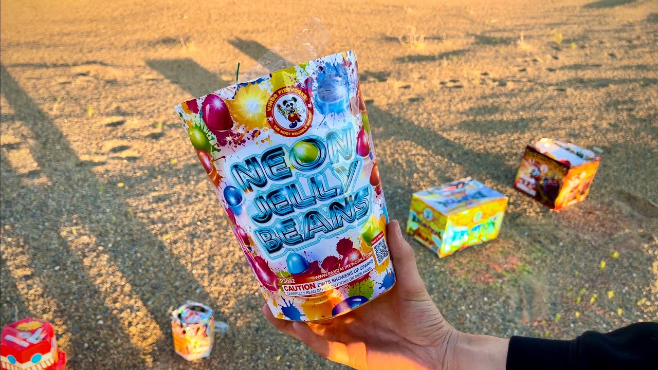 Enjoying a Variety of Firework Fountains! - YouTube