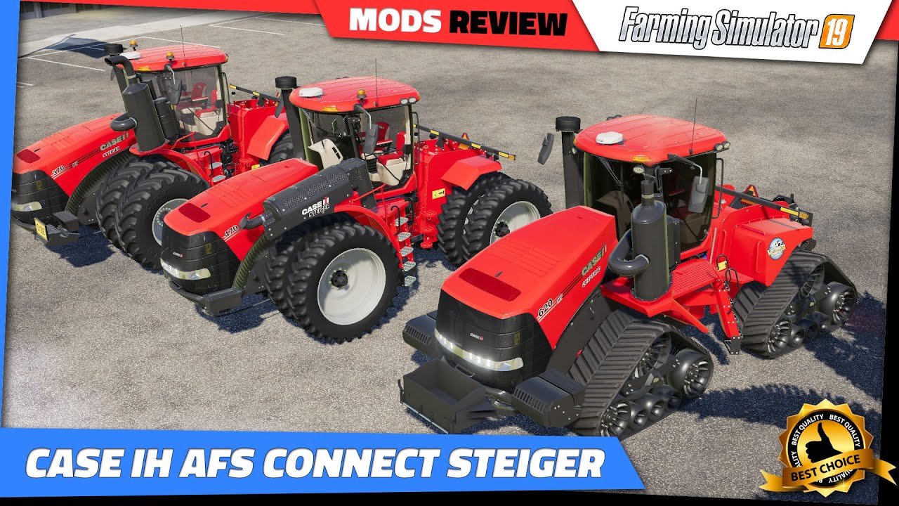 FS19 | Case IH AFS Connect Steiger Series - Mods Review - YouTube