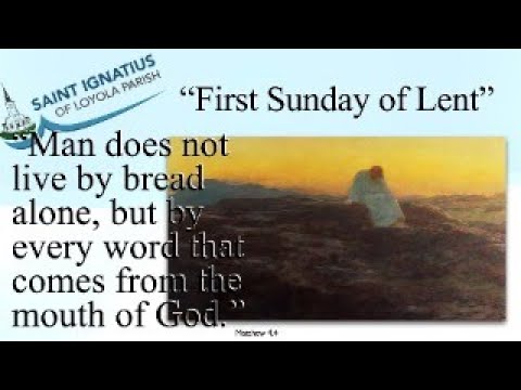 March 9th 11am Mass 1st Sunday of Lent - YouTube