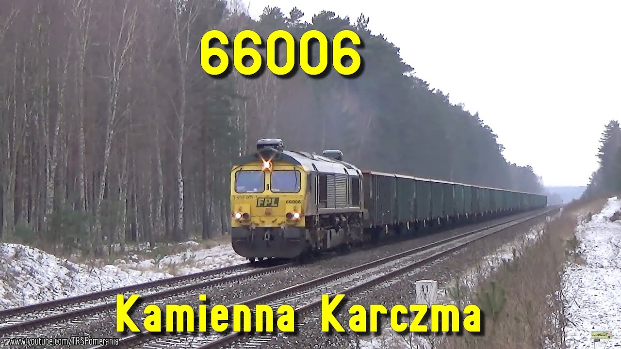 Class 66 Power ! 66006 i 42 węglarki, Kamienna Karczma // FPL 's 66006 ...
