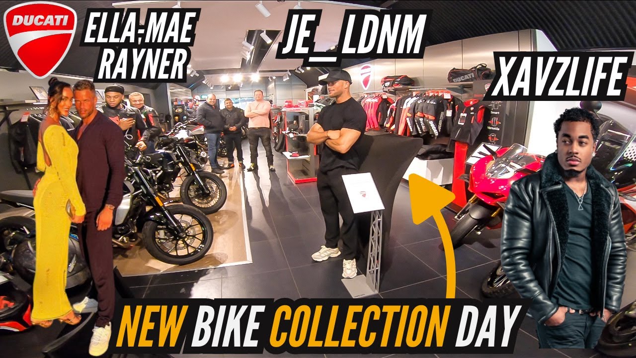 Collecting a Brand New Ducati With James Exton Je_LDNM & Ella-Mae ...
