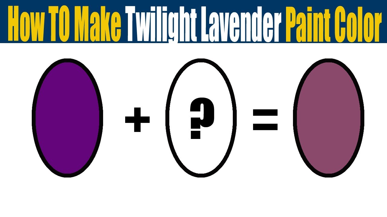How To Make Twilight Lavender Color - What Color Mixing To Make ...