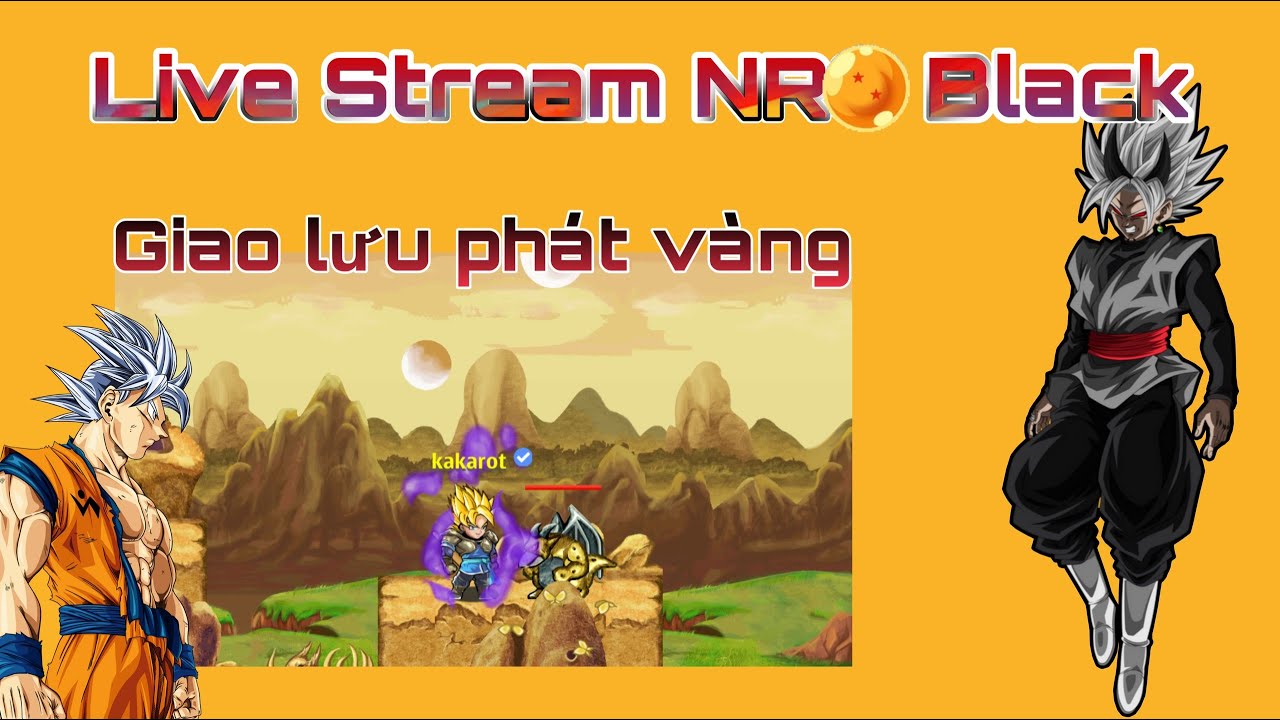 NRO BLACK - Live Stream giao luu phát Vàng NRO - YouTube