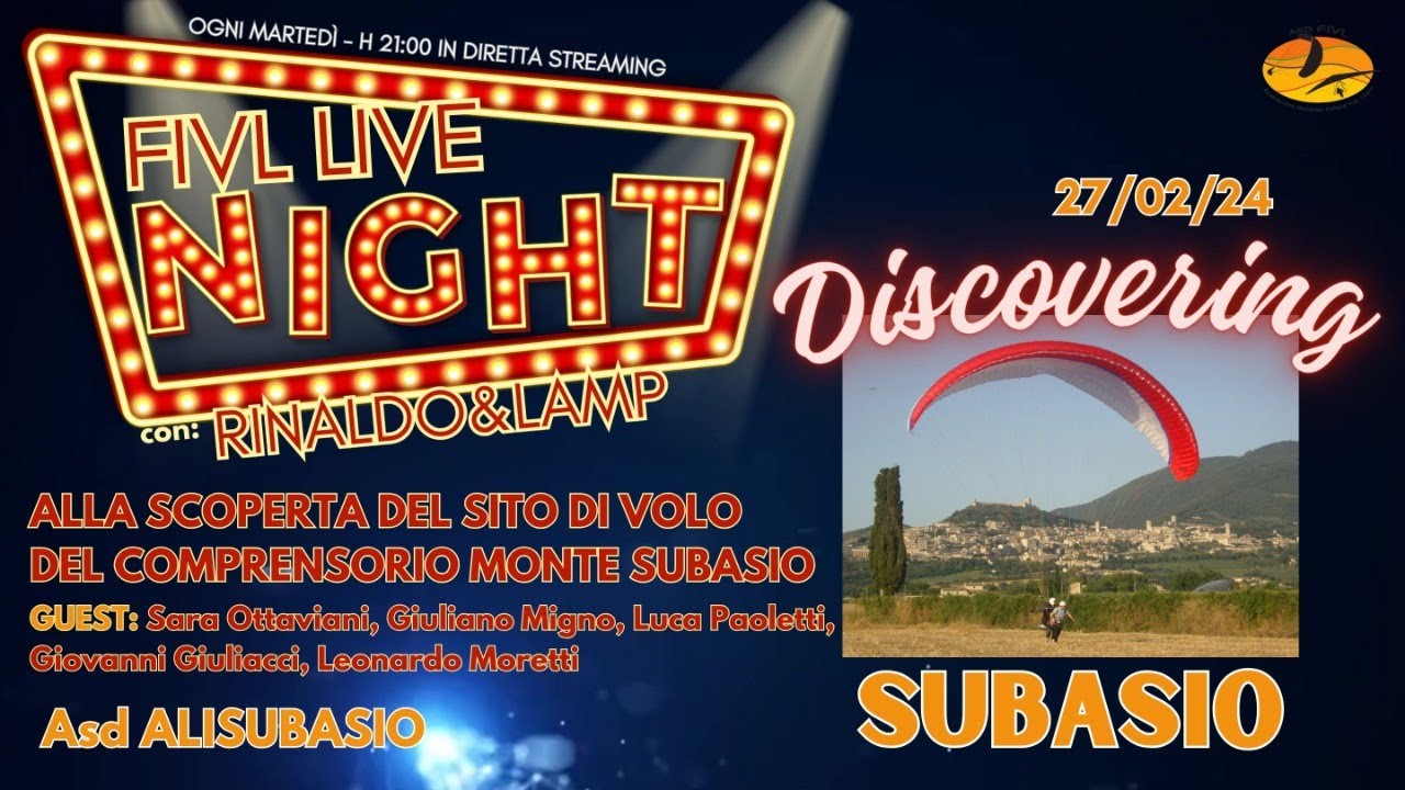 FIVL Live Nights - Discovering Subasio - YouTube