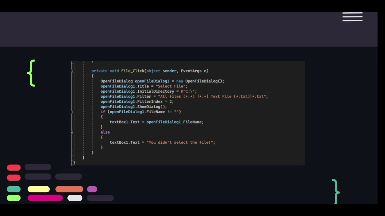 Openfiledialog C Windows Forms Controls Youtube