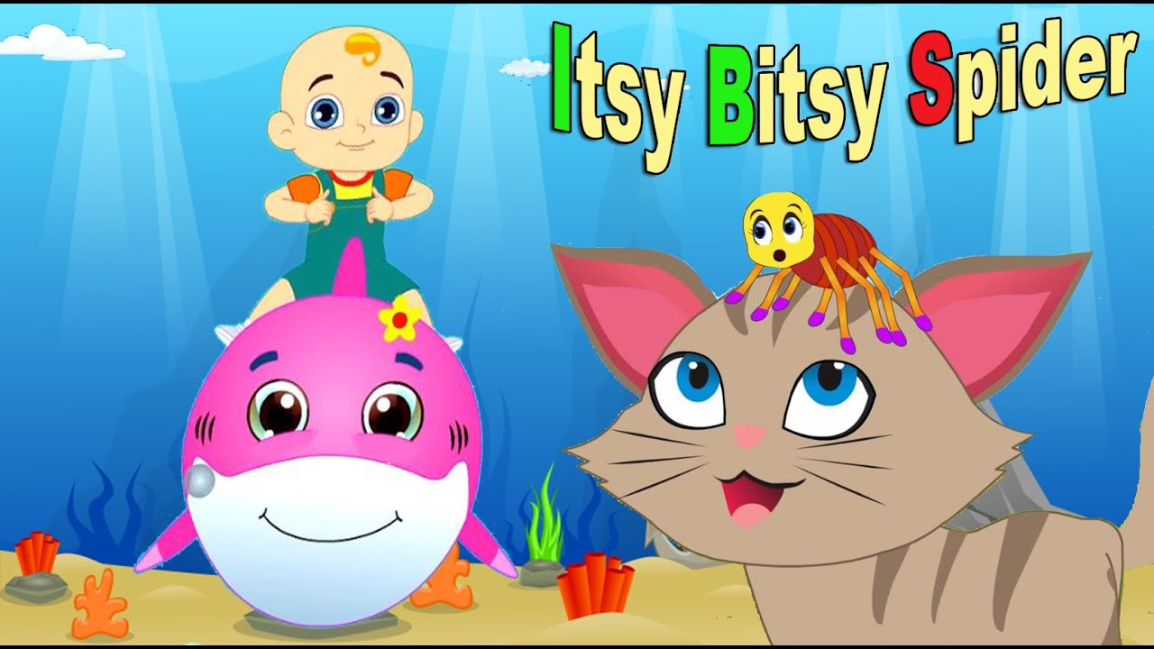 Baby Shark + Itsy Bitsy Spider + Boo Boo Song | More @DelTvKids - YouTube